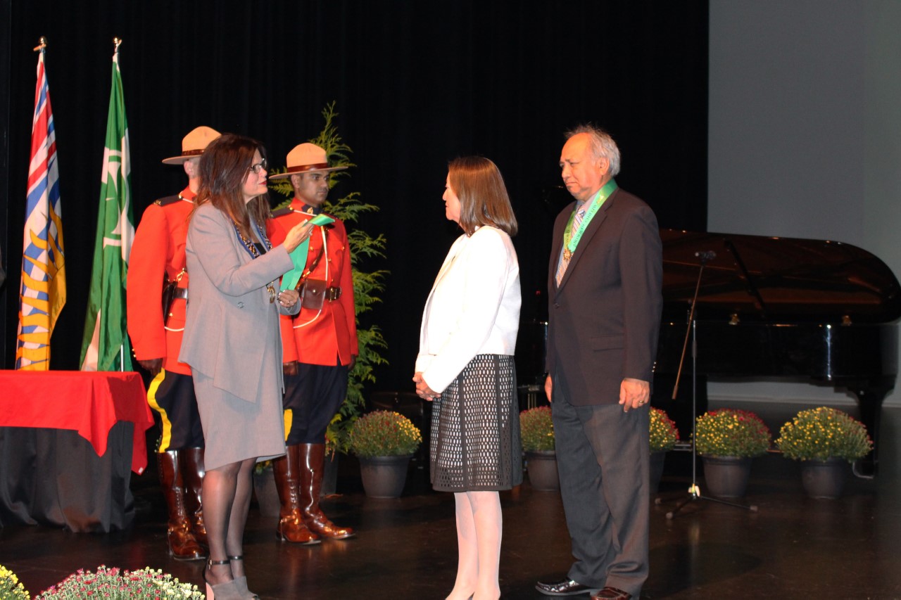 The Honourable Steven Point and Dr. Gwen Point Receive the Order of ...