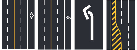 DriveSmart BC – Painted Lines, Arrows and Symbols – FVN