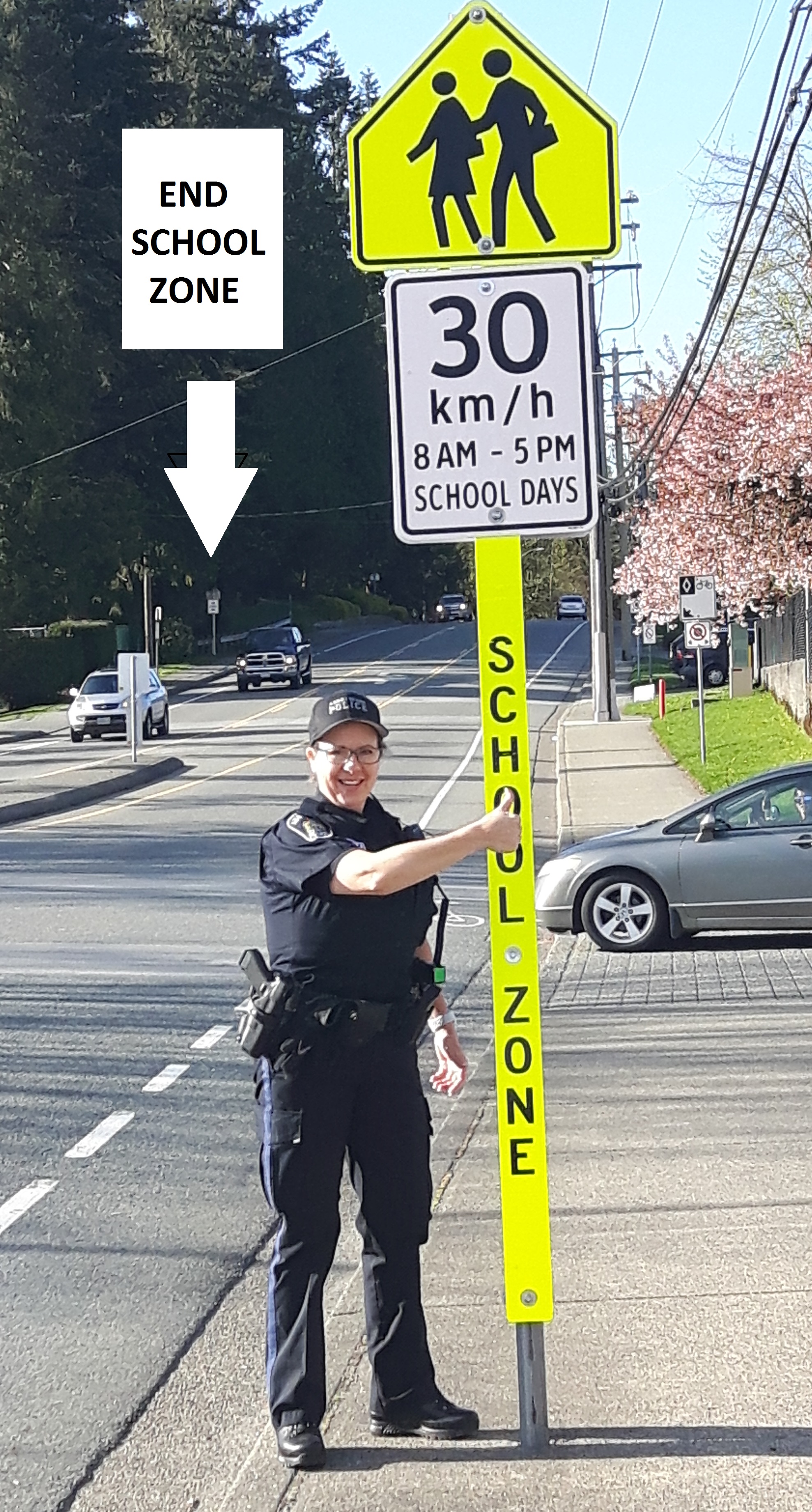 New Abbotsford School Zone Reflective Panels – FVN