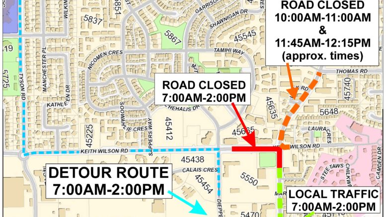 2019 Chilliwack/Sardis Remembrance Day Procession Routes, Closures – FVN