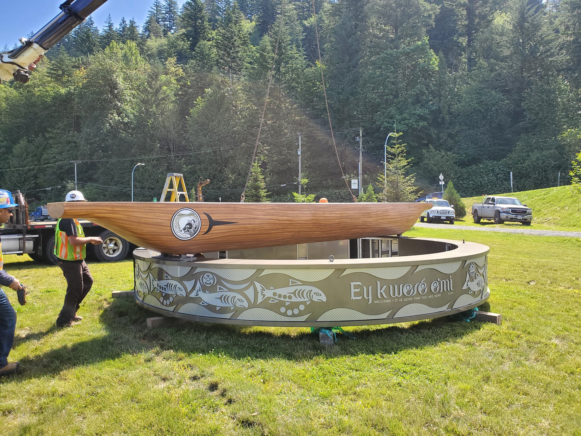 Installation of Artwork at Vedder Roundabout – FVN