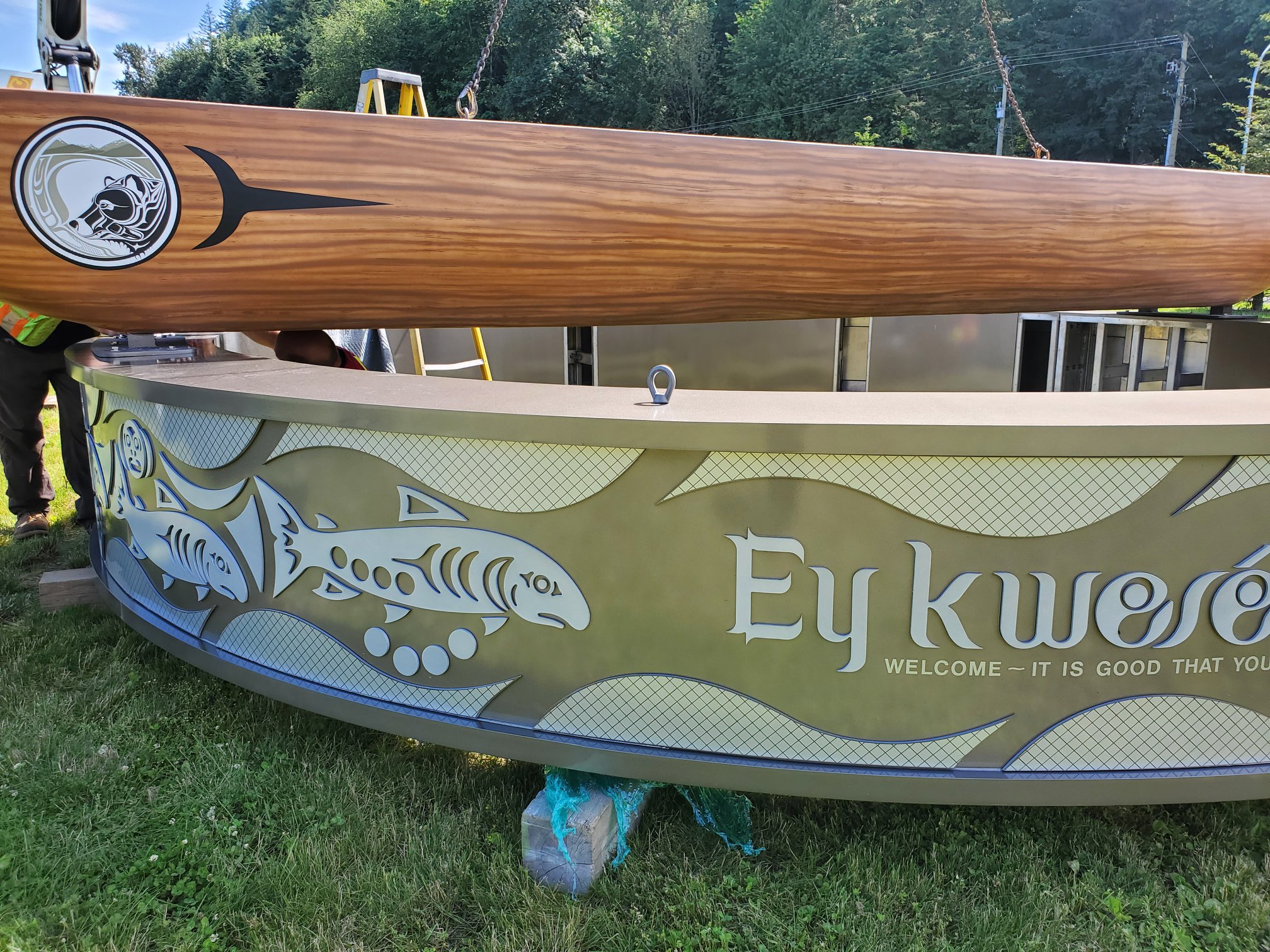 Installation of Artwork at Vedder Roundabout – FVN