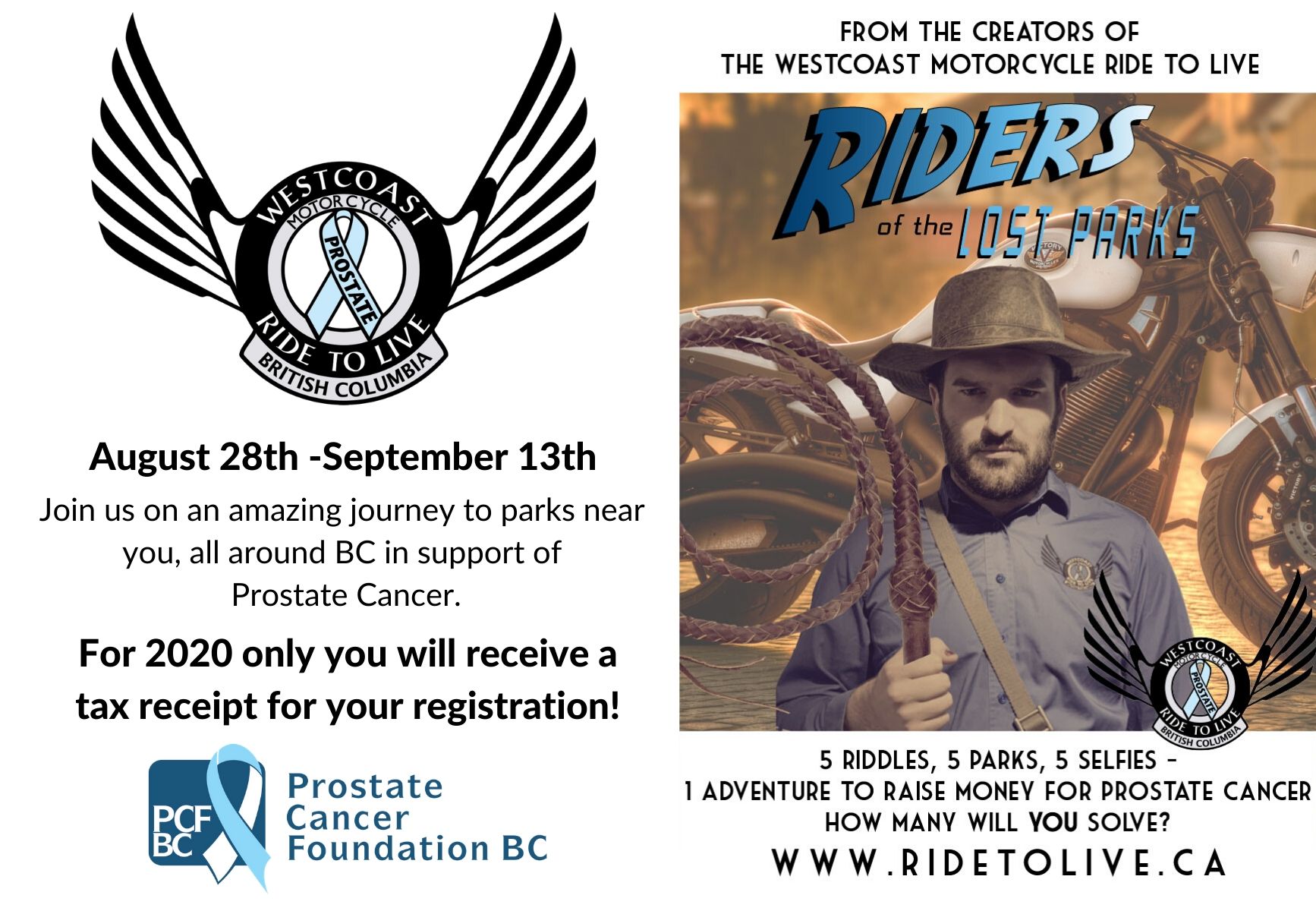 Prostate Cancer BC & The Westcoast Motorcycle Ride to Live Raised $57K ...