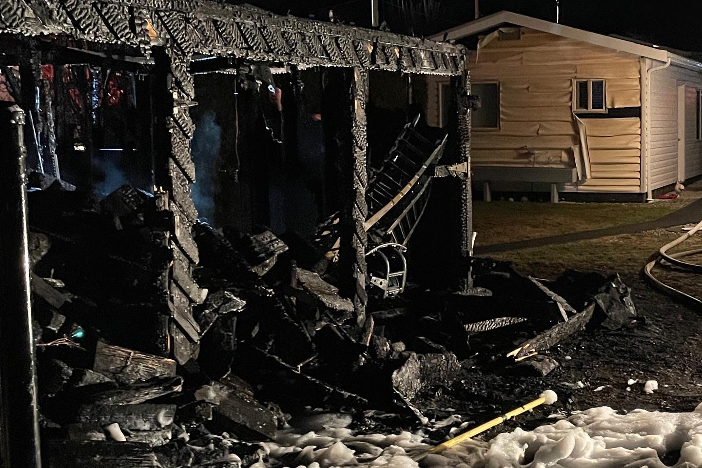 Mission Fire – Detached Garage Fire on Henry Street in Hatzic – FVN