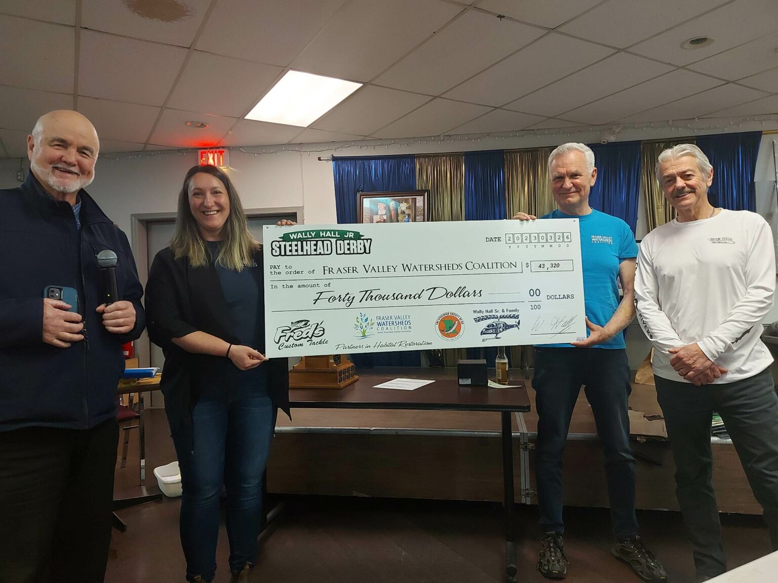 Wally Hall Derby $43K+ Donation to Fraser Valley Watersheds Coalition – FVN