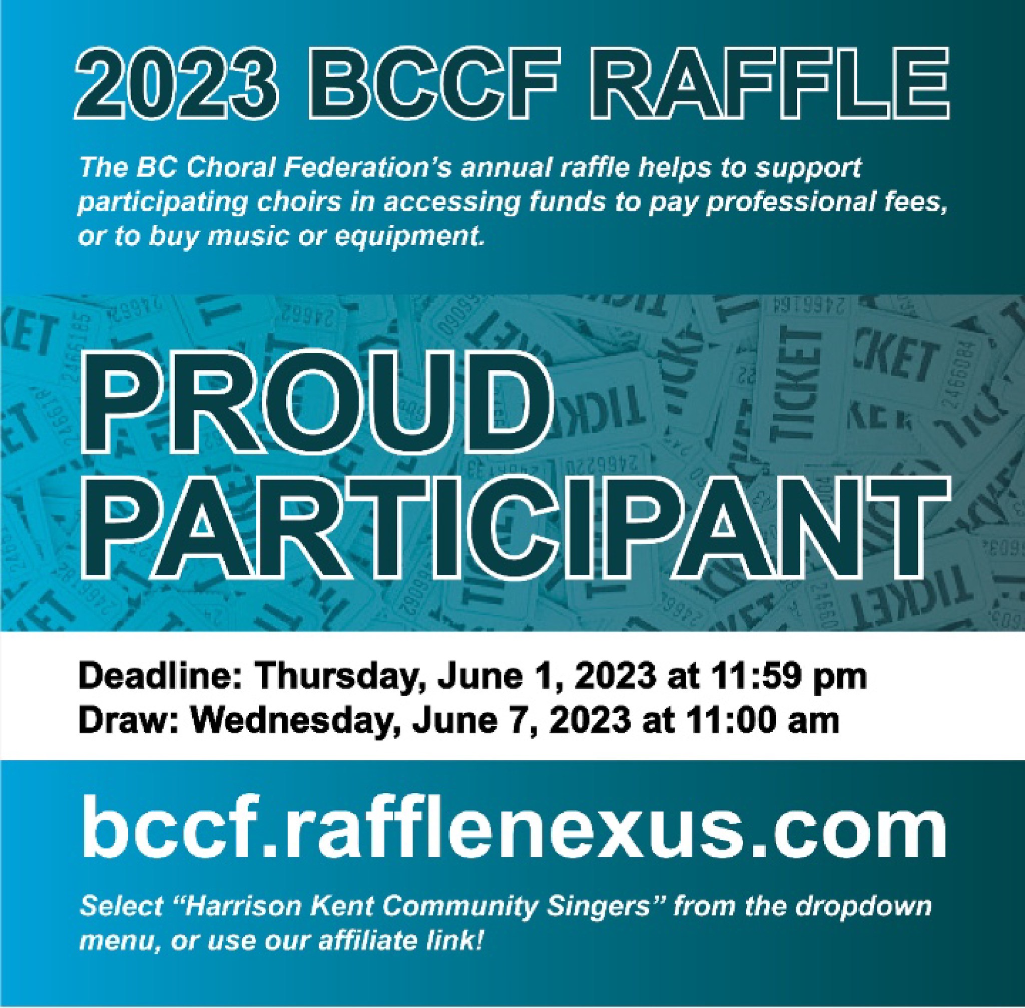 BC Choral Federation Annual Raffle to Support Choirs in BC, Including ...