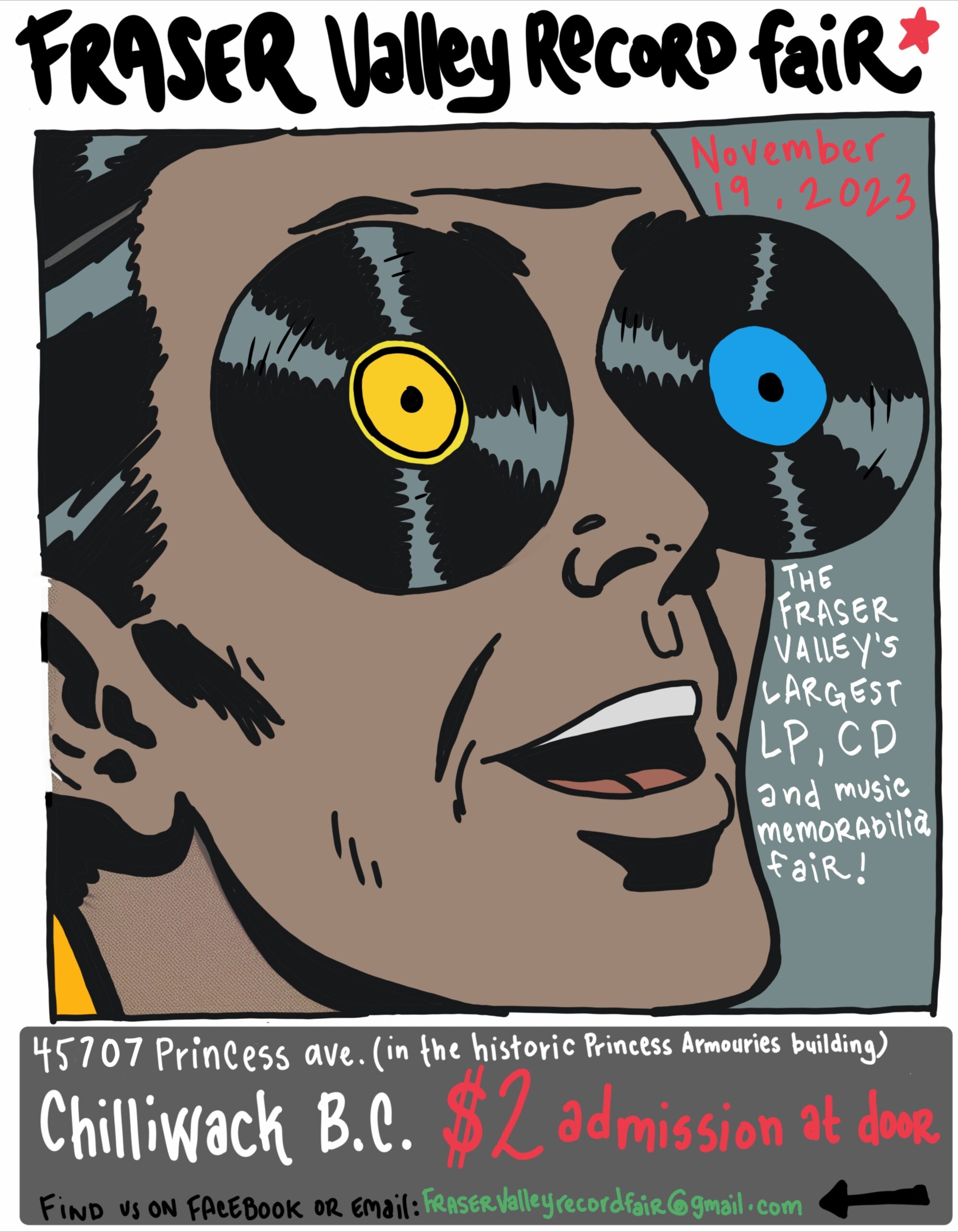 1st Ever Fraser Valley Record Fair, Sunday November 19 at Princess ...