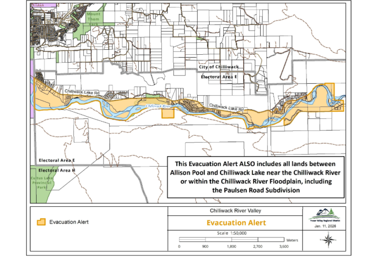 FVRD Evacuation Alert for the area of Electoral Area E – Chilliwack to ...